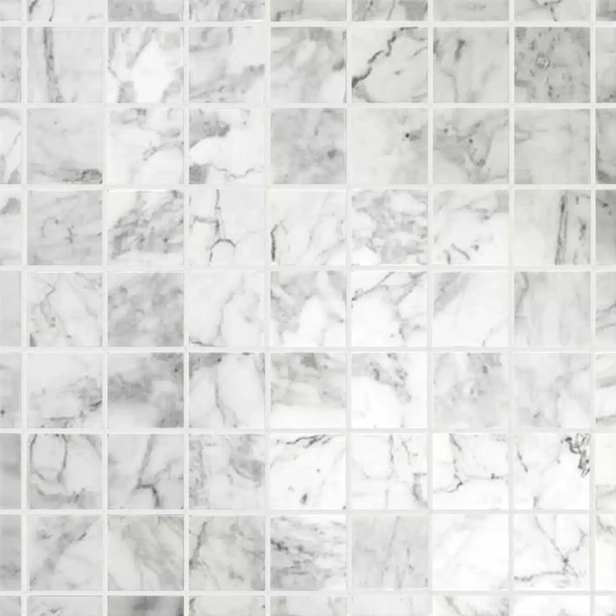 Carrara 2x2 Marble Mosaics from our Bianco Carrara Collection