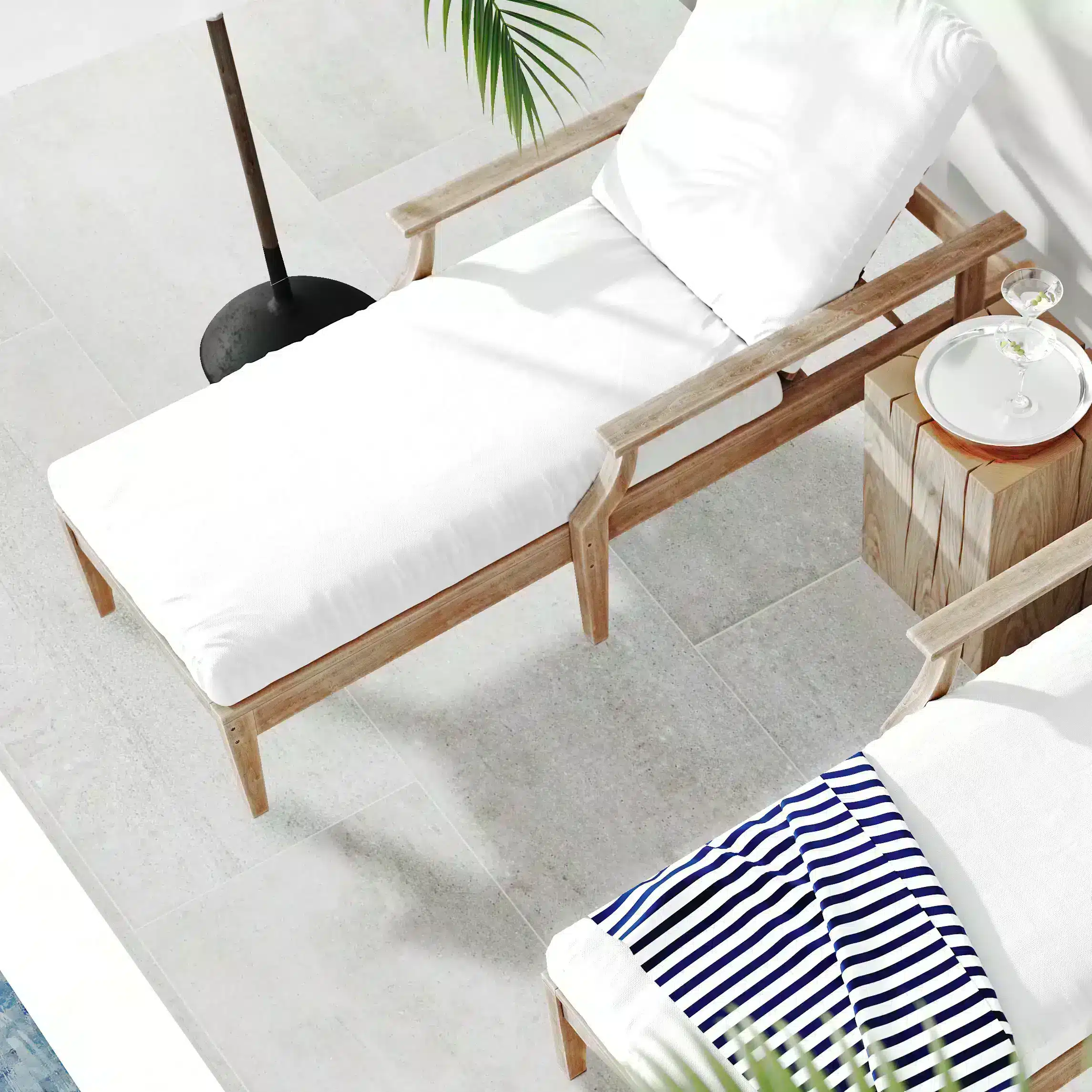 Granosa White 18x36 Porcelain Tile in iTileMosaic