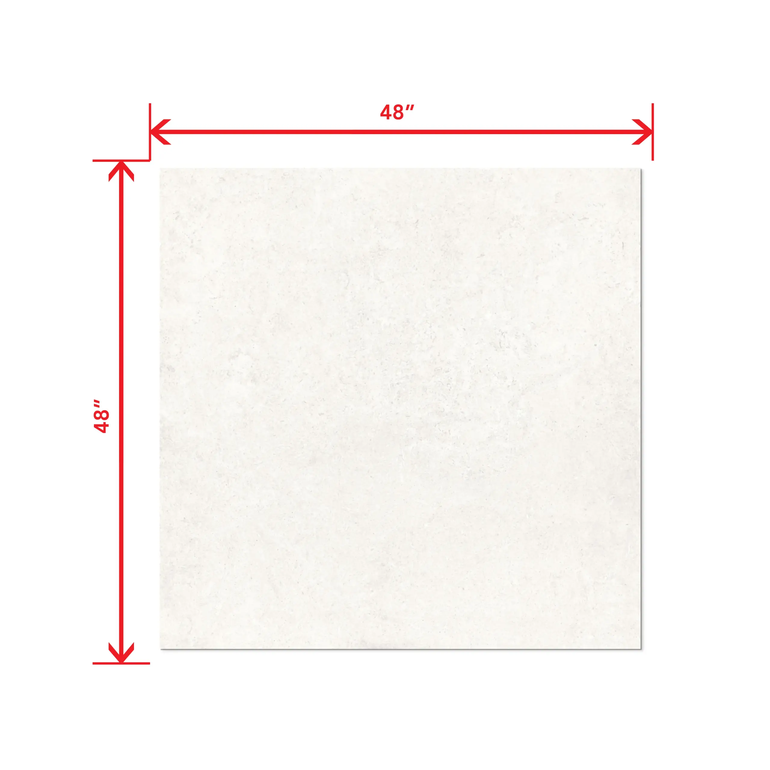 Onda White 48x48 Matte Porcelain Tile available in iTileMosaic